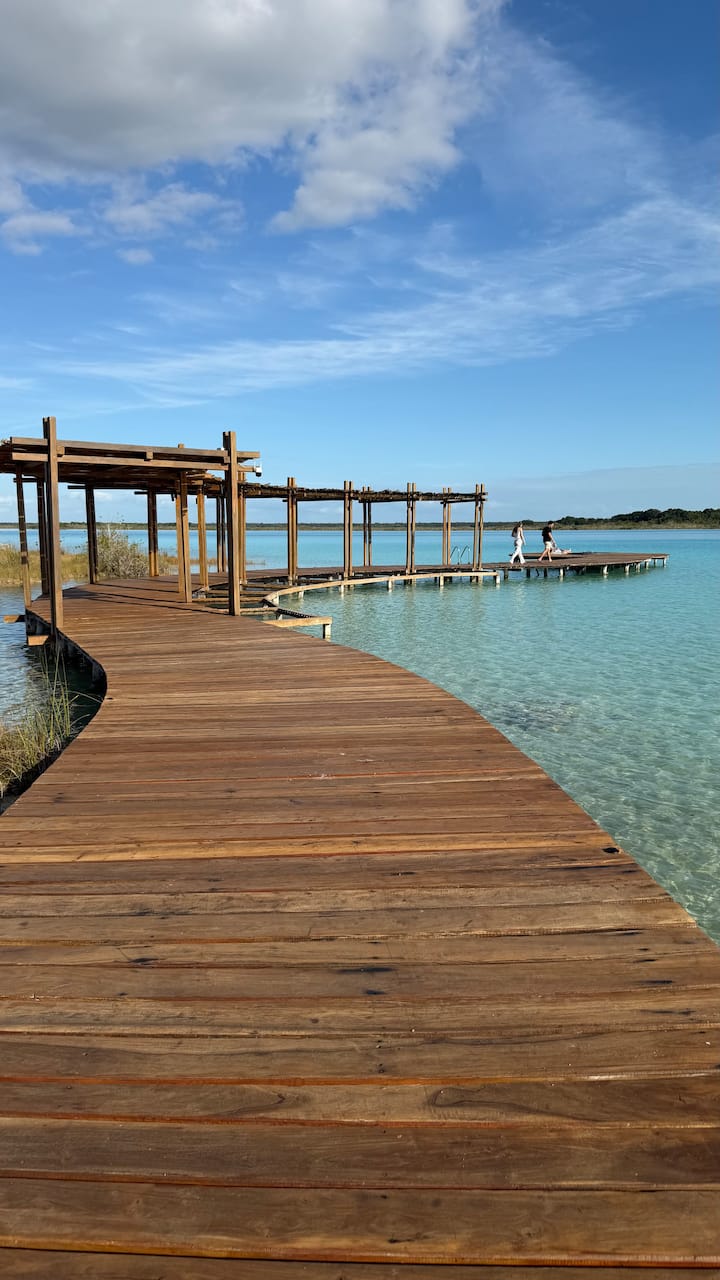 Departamento Nuevo De Lujo- Laguna- Selva-piscina - Bacalar