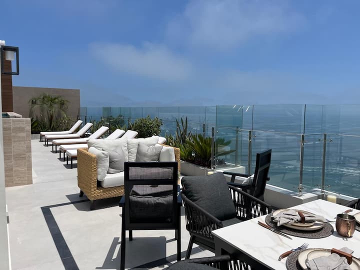 Stylish New Apt Near Ocean In Barranco/miraflores - Peru