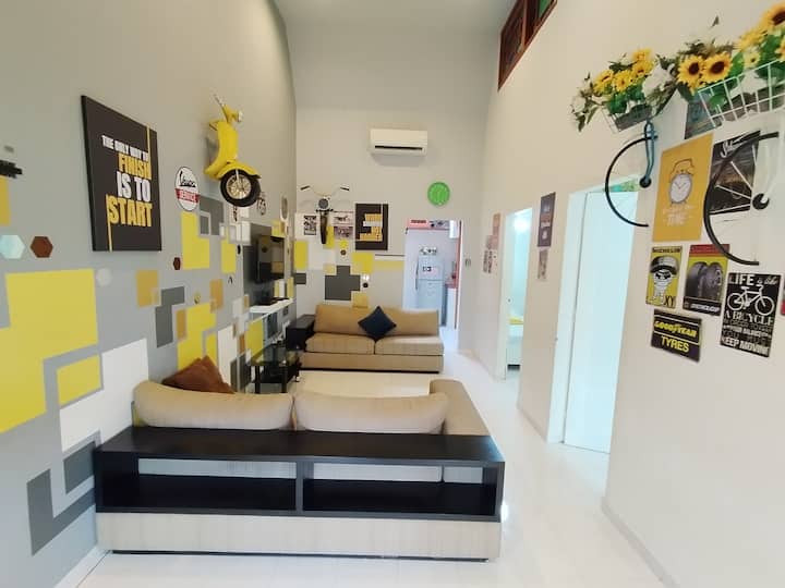 Spacious Landed House |13 Pax| Bbq Corner Lot - Batu Ferringhi