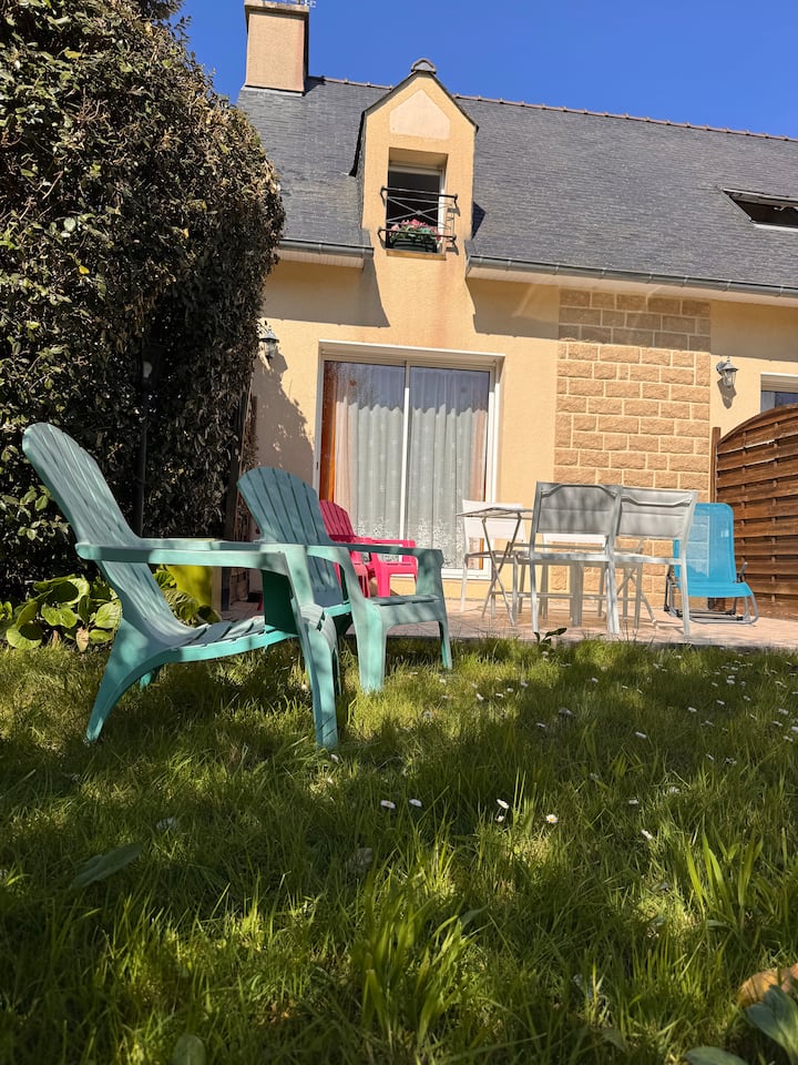 Plein Sud - Terrasse - Jardin Et Plage à Proximité - Clohars-Carnoët