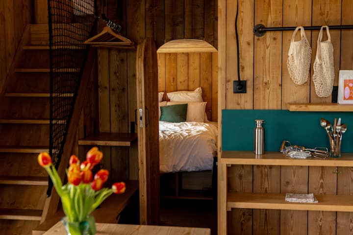 Cabane Bon Air Une Chambre - Saint-Léonard-des-Bois