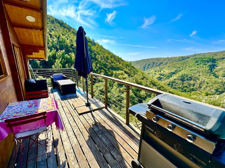 Le Balcon Suspendu – Chalet Avec Vue Panoramique - Alpes-Maritimes