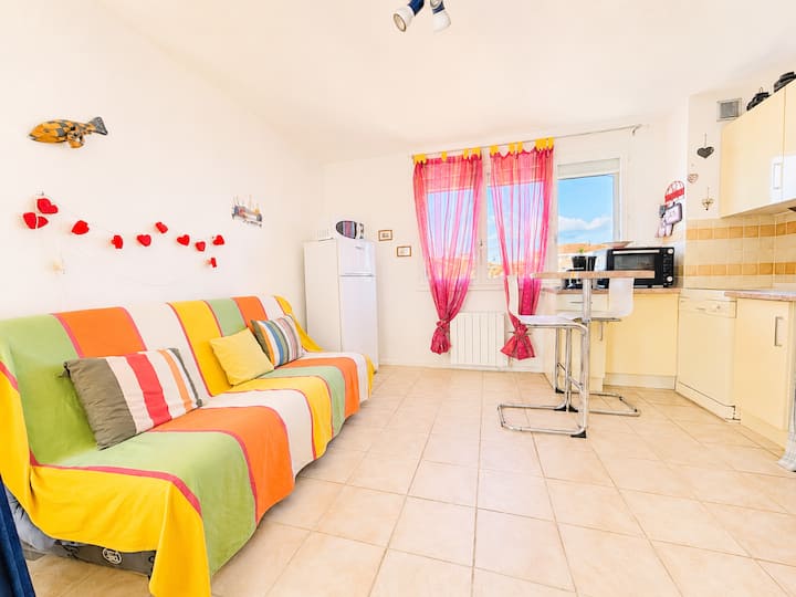 Appartement 2 Chambres Avec Parking - 5 Personnes - Valras-Plage