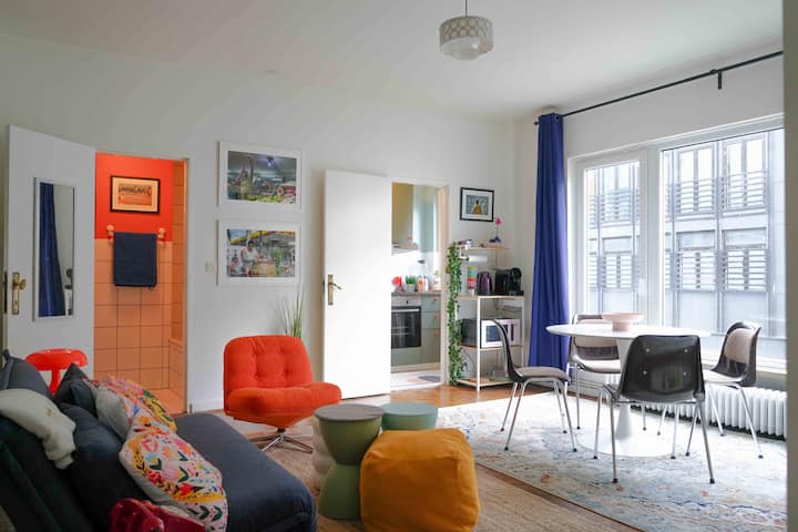 Arty 1 Bedroom Apartment Matonge - Bruselas, Bélgica