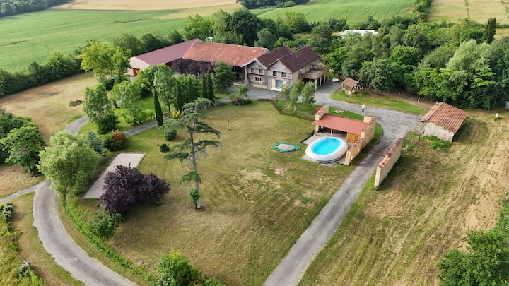 Deux Gîtes Au Calme - Familles & Groupes - Piscine - Gers
