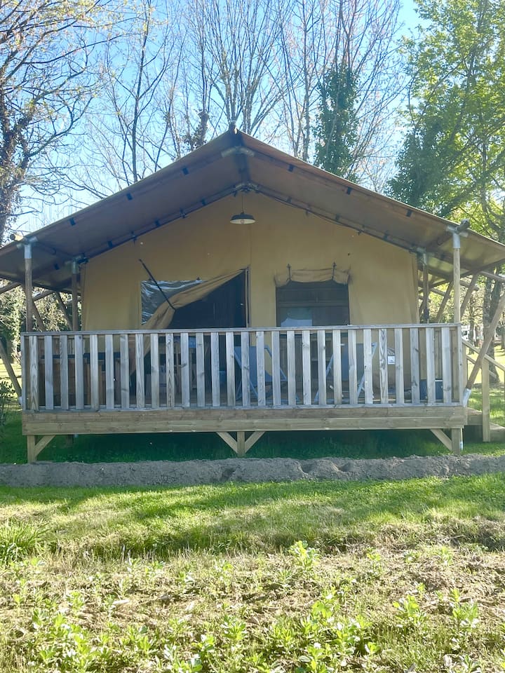 Tente Xl Avec Vue Sur Le Château De Beynac - Vitrac