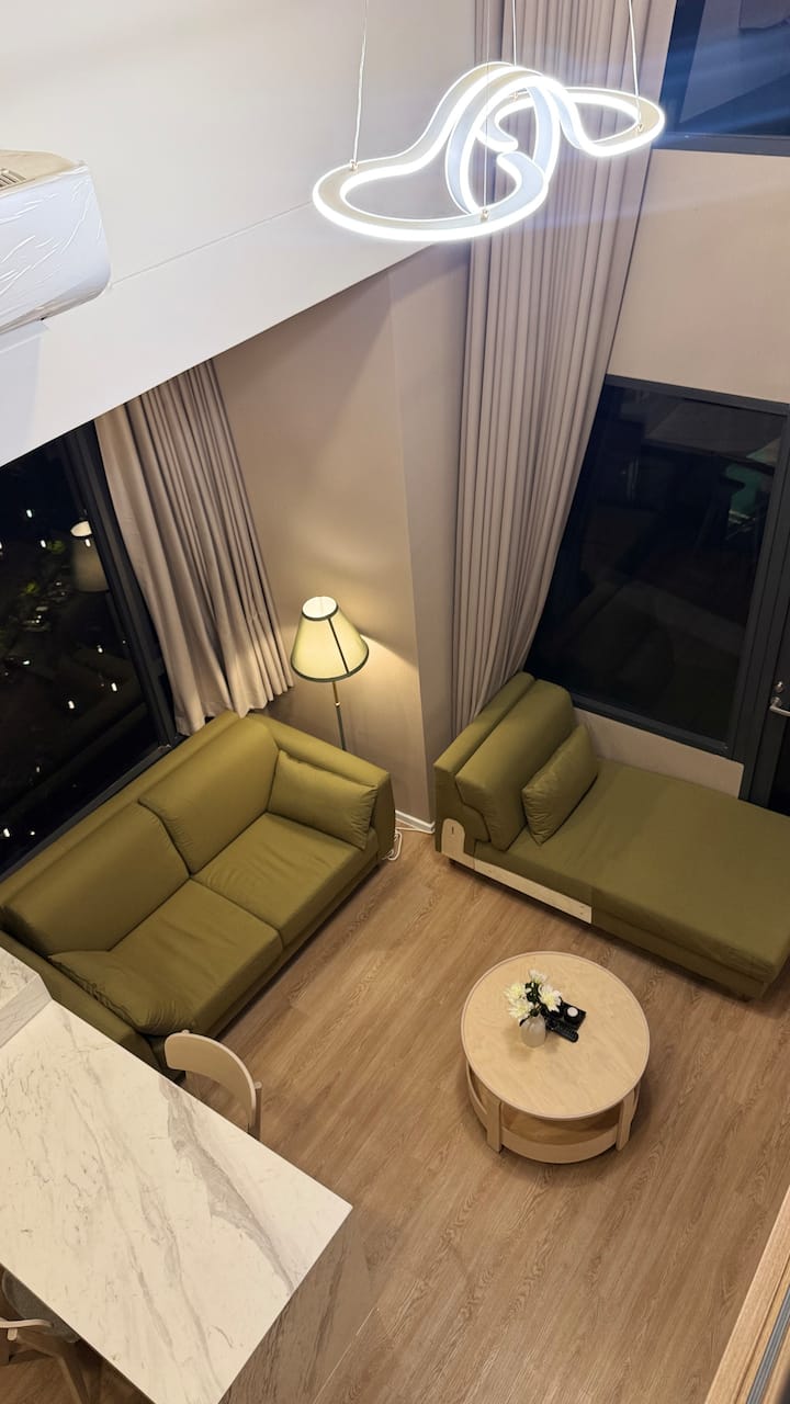 Cozy한 2br 듀플렉스 패밀리룸·Rca 5분·bts 통로 8분·인피니티 풀·라마9 지역 - Bangkok