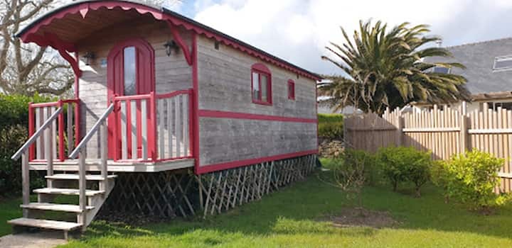 Roulotte Tout Confort Dans Un Espace Privé - Crozon