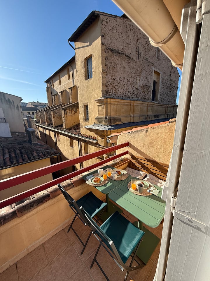 Charmant T2 Rénové Centre Aix, Terrasse & Clim - Aix-en-Provence