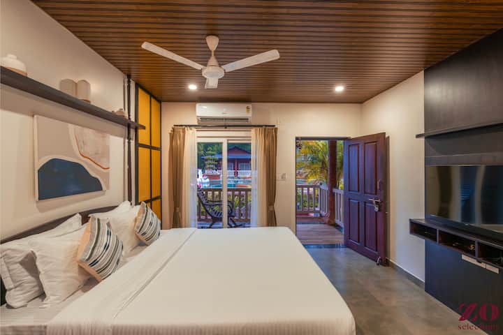 Deluxe Cottage (With Balcony & Pool View) Gokarna - Gokarna