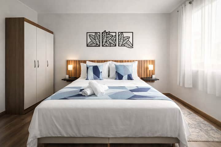 Apartamento Completo Pertinho Do Centro, Ar E Vaga - Ourinhos