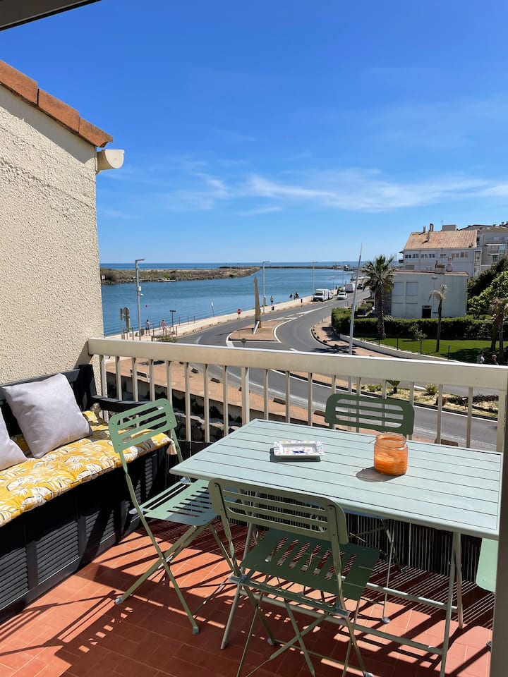 Studio Mezzanine Vue Mer - Valras-Plage