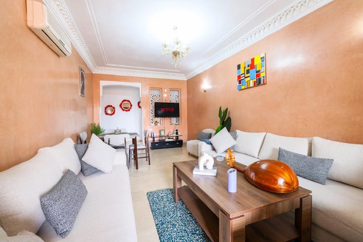 Appart 2br Balcon+ Parking Proche Guéliz Et Médina - Marrakesh