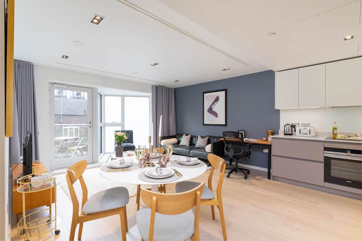 Chic 1bed With Balcony Near Paddington - Marylebone