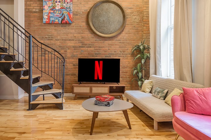 Old Port Historic Loft • Steps To Basilica & Metro - Quebec