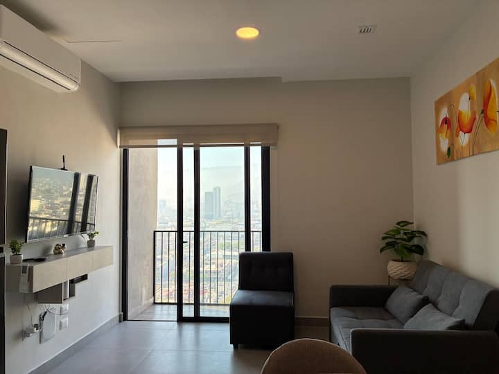 Fully Equipped Apt W/ View | Pal Norte 5 Pax - Monterrey