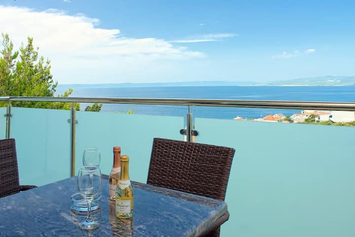 Sea View Apartment Jadran With Pool – Bratuš - Promajna