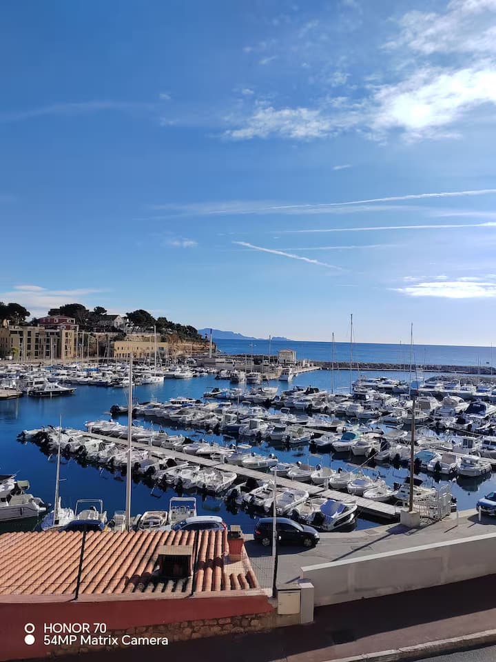 Le Riviera :Vue Mer • Casino à Pied • Cœur Du Port - Sausset-les-Pins