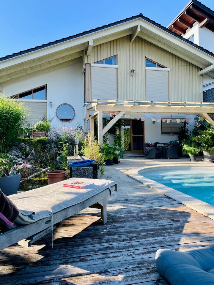 Luxuriöses Haus Mit Pool | Wellness | Sauna | Yoga - Passau