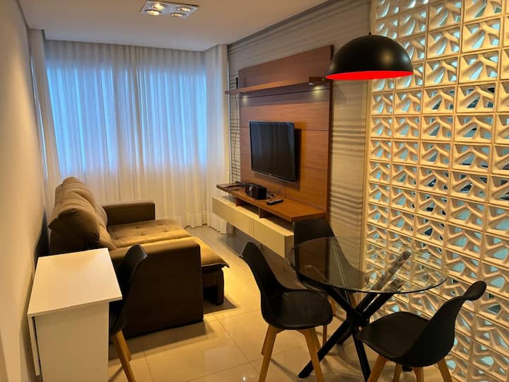 Apto Ideal P/ Longas Estadias-completo/ar-condic - Bauru