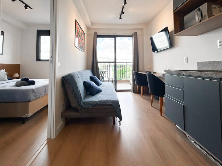 Moema Sofisticado: Piscina, Gym Cowork-metrô 5 Min - Brezilya