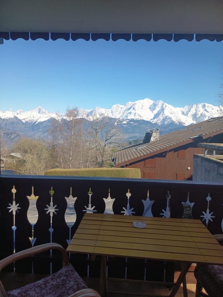 Appartement De Charme - Vue Mont Blanc - Terrasse - Cordon