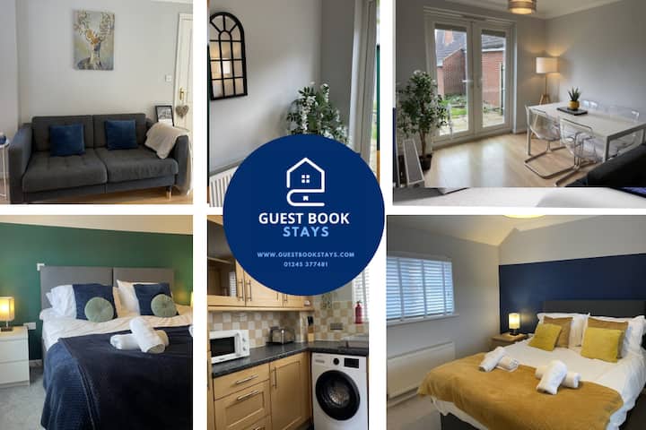 Stylish Contractor House 2x Parking Garden Wi-fi - Chelmsford