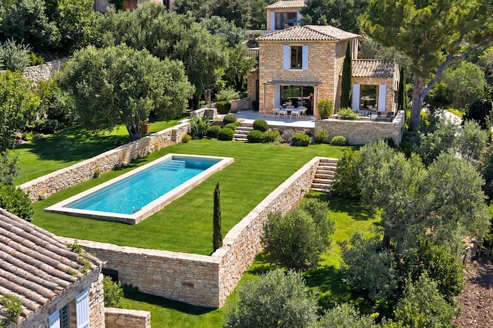 Villa Au Calme Accès Village Piéton - Gordes