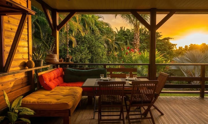 Bungalow Souf Van - Au Jardin D'éole - Guadeloupe - Guadeloupe