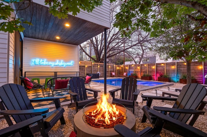 Rainey Hideaway | Pool | Hot Tub| Bbq | Dt Atx - Austin, TX