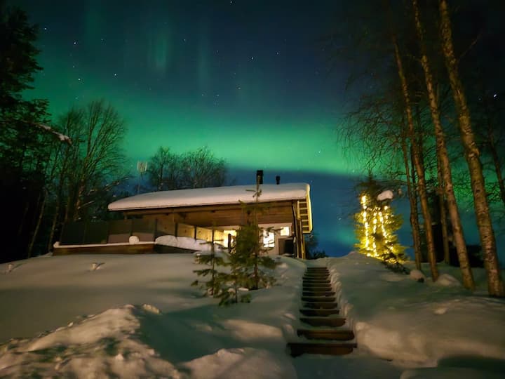Rauhallinen Järven Rantamökki Kuusamossa - Kuusamo