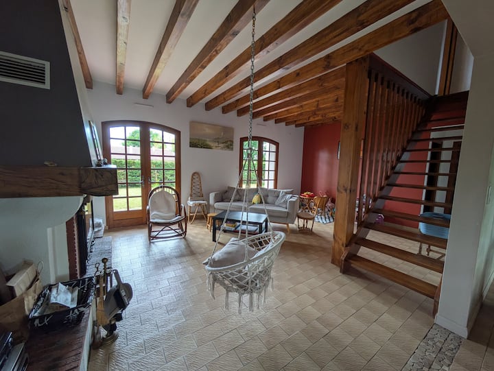 Maison Familiale Avec Jardin, Près Lac Et Océan - Mimizan