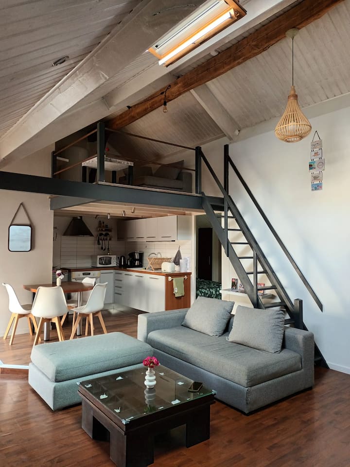 Le 50,
Appartement Cosy Aux Portes De Nantes. - Forêt de Touffou