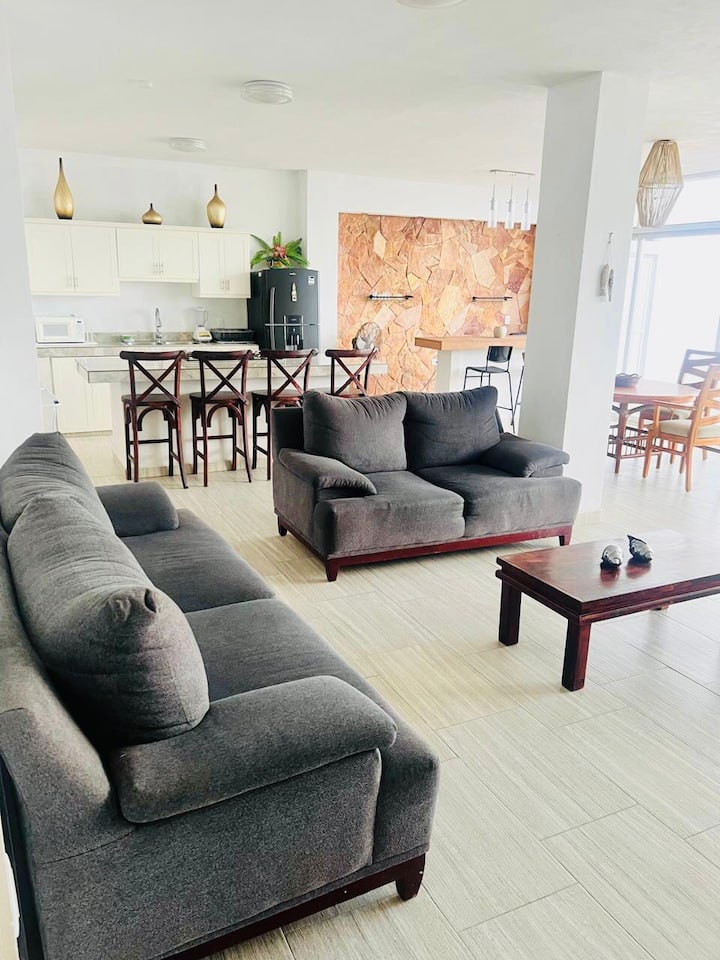 Casa Lu Frente Al Mar Con Alberca Privada - Los Ayala
