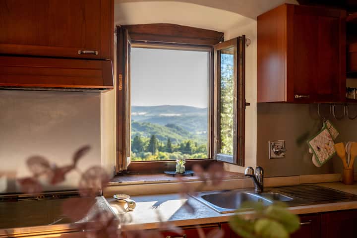 Casa Tramonto — Panoramic Terrace Near Florence - Italy