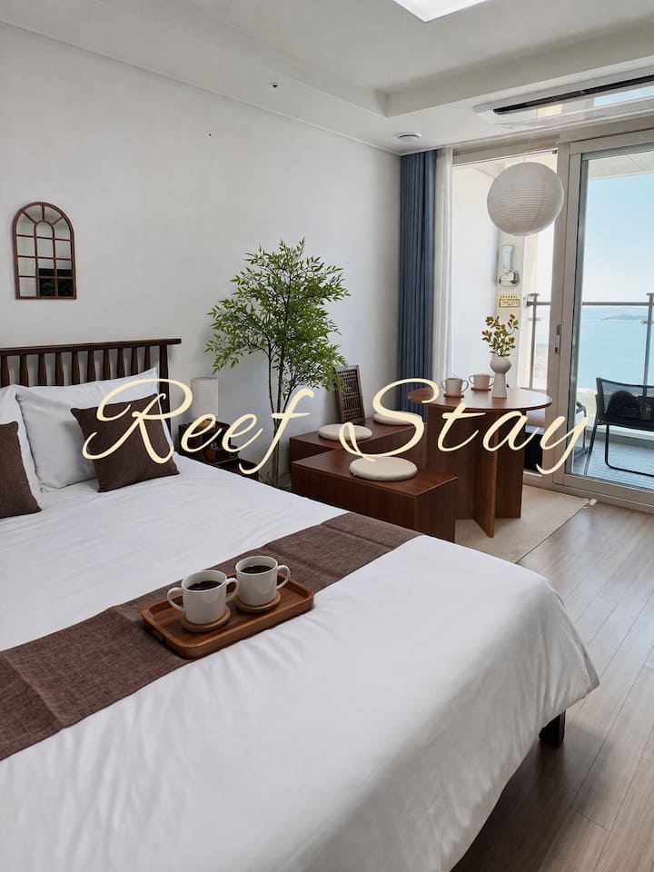 [오픈특가] 오션뷰#일출·석양#넷플릭스#중앙시장#무료주차#Reef Stay - South Korea