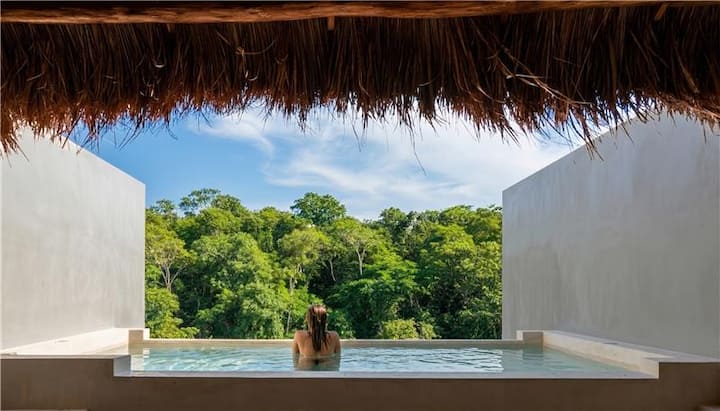 Departamento Nuevo Doble Planta | Alberca Privada - Tulum