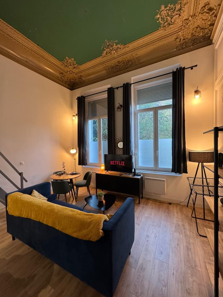 L'opéra - Charme Près Gare, Métro, Netflix, Wifi - Tourcoing