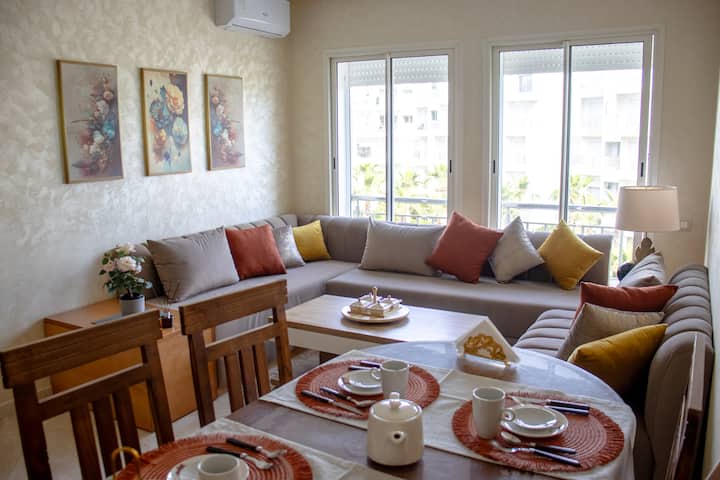 Superbe Appart Avec Piscine à 5 Min Plage Bouznika - Bouznika