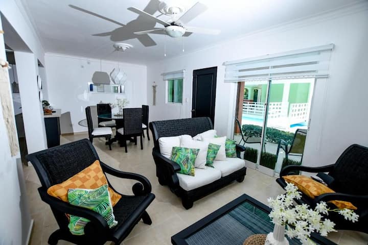 2 Brs, 2 Baths, 6 Persons Apt - Punta Cana