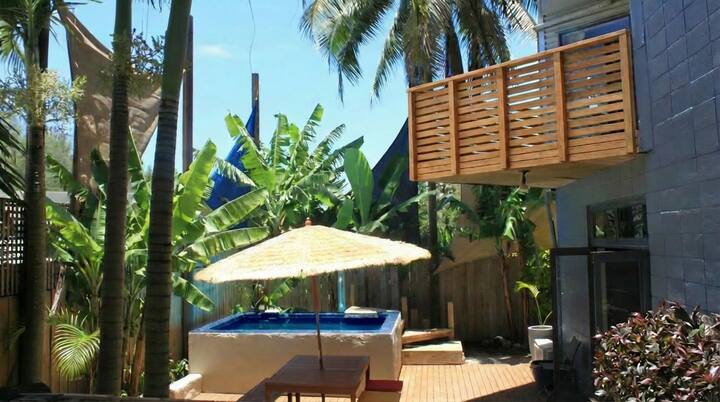 Light-filled 2-bedroom Villa Plunge Pool & Deck - Rarotonga