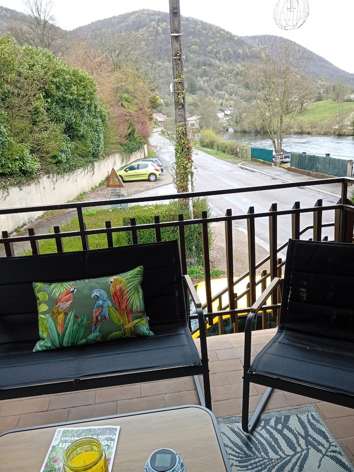 Appartement Terrasse Vue Sur La Loue - Ornans