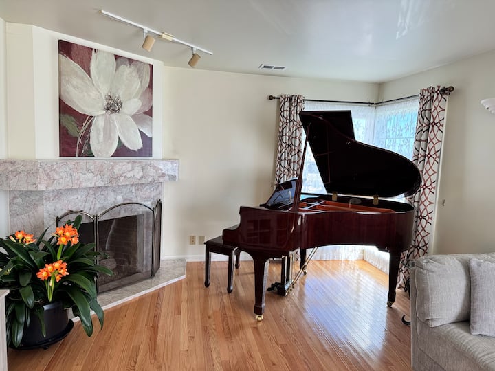 Elegant 2bed W/piano Near Sf • Bart• Free Parking - Parkmerced - San Francisco