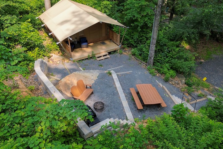 Safari Tent | Sleeps 5 | Gettysburg Koa - Gettysburg, PA