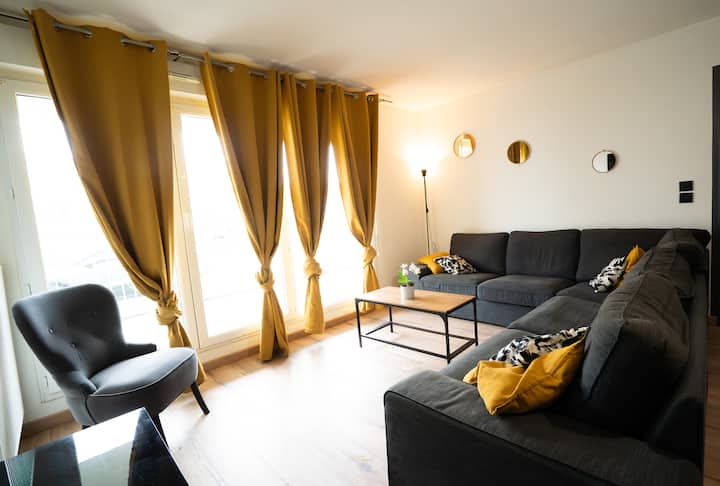 L’escale Sablière – 3 Chambres, Parking & Fibre - Rouen