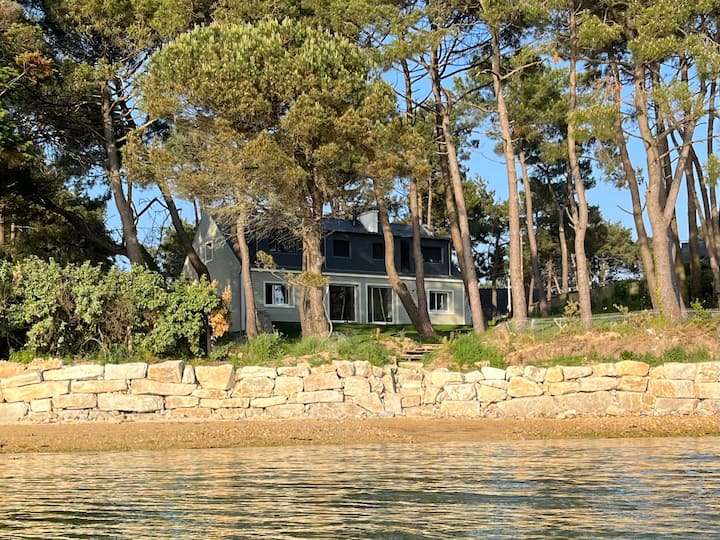 Superbe Villa Les Pieds Dans L'eau - Ria D'etel - Étel