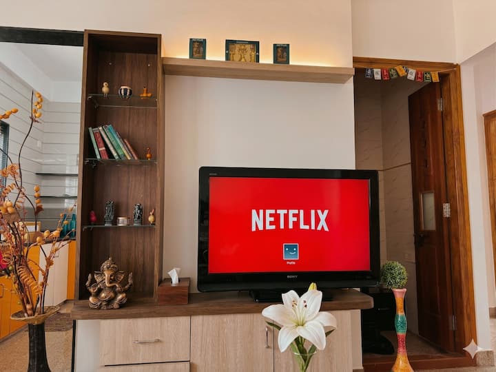 The Lake Escape | Cozy 2bhk Near Lake - Davangere