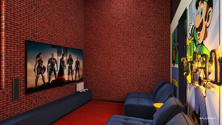 Séjour Immersif - Loft Gaming Luxe Et Détente - Bourg-Saint-Andéol
