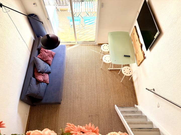 T2 Avec Balcon Face Plage Eden Roc – 5 Pers - Saint-Cyr-sur-Mer