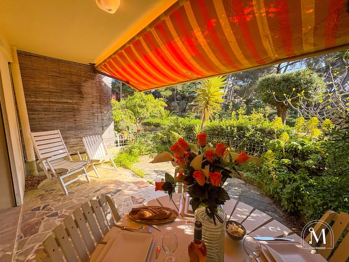 T2 En Rez-de-jardin à Portissol - Proche Centre - Sanary-sur-Mer